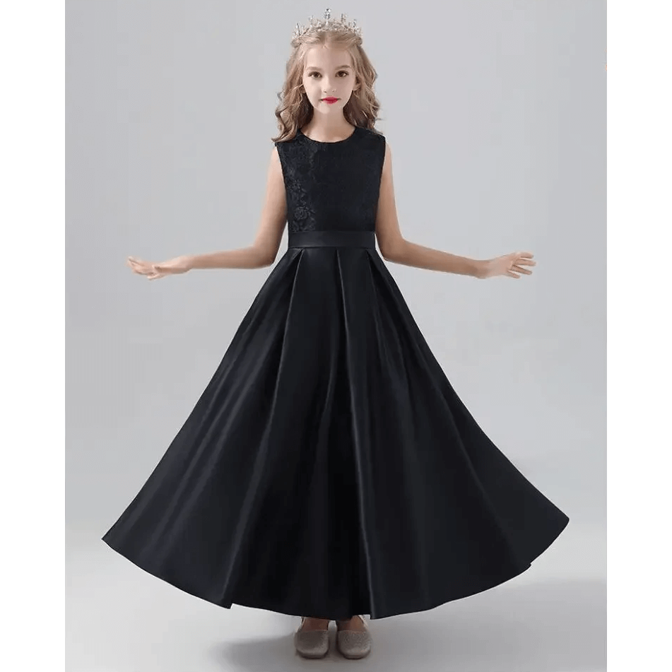 Festkleid Schwarz Mädchen | Lotte und Noah